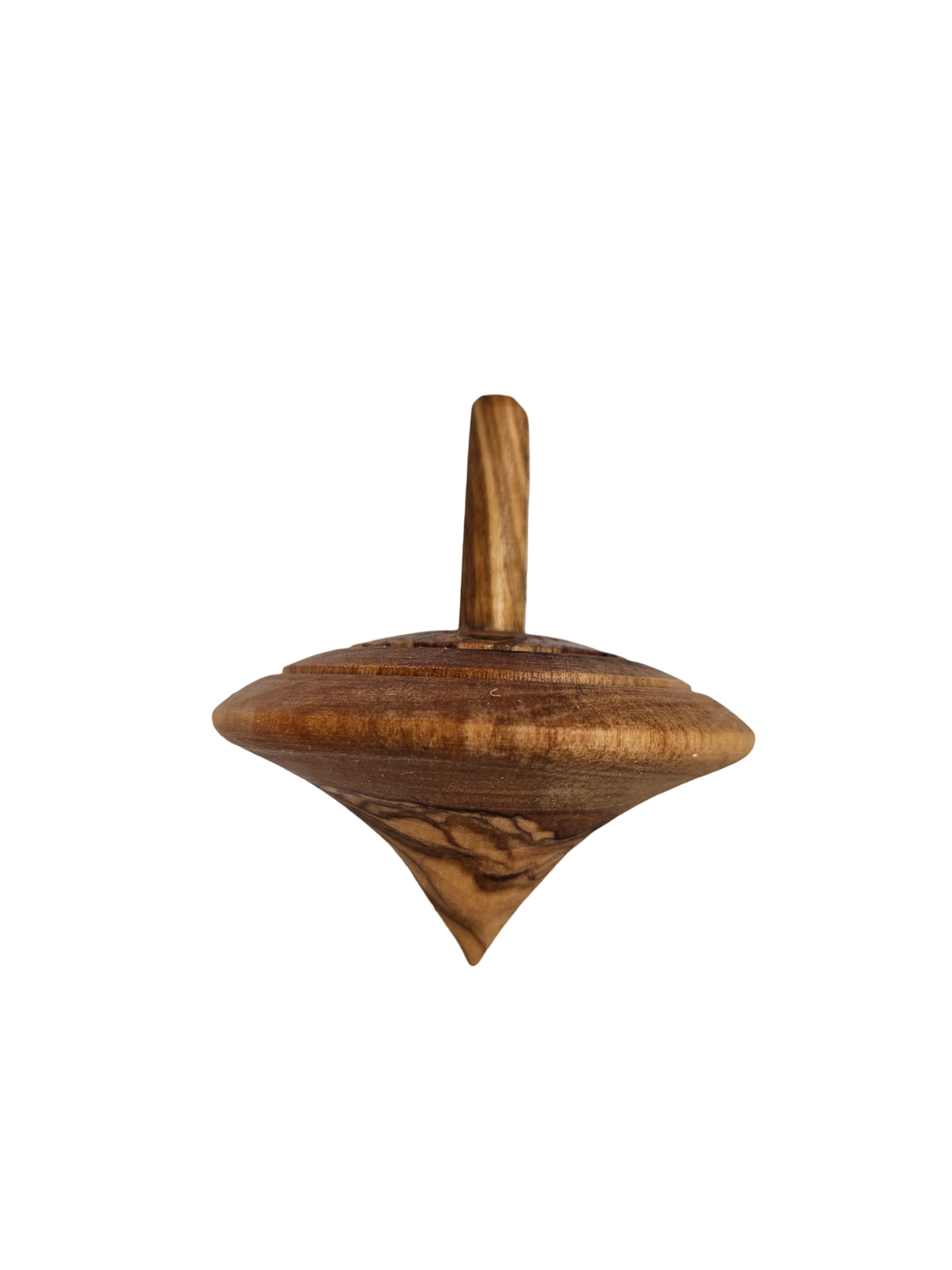 Handmade wooden spinning wheel 5cm. - Ariston Lab